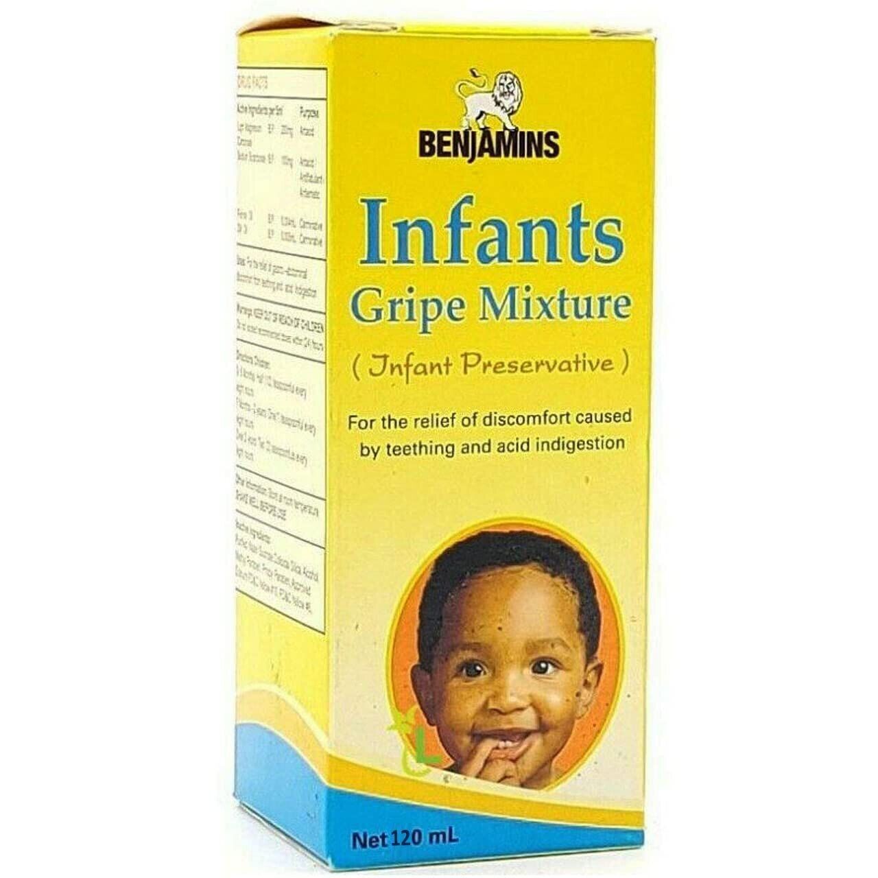 Benjamins Infants Gripe Mixture 120ML - IrieMart Jamaican Grocery